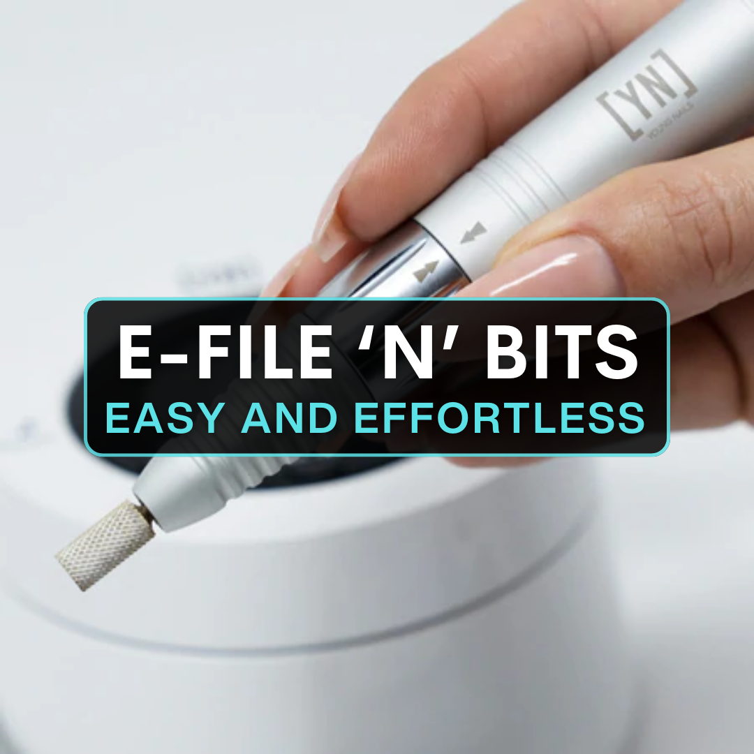 E-file, drill bits and barrels by Young Nails UK ️